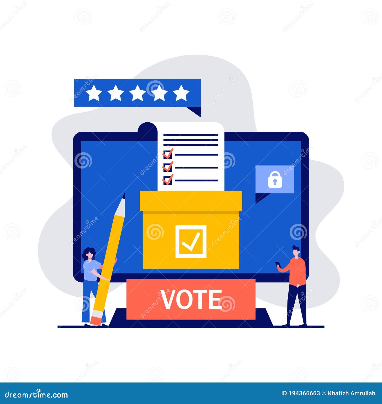 Online Voting App, E-voting, Internet Election System Concepts with ...