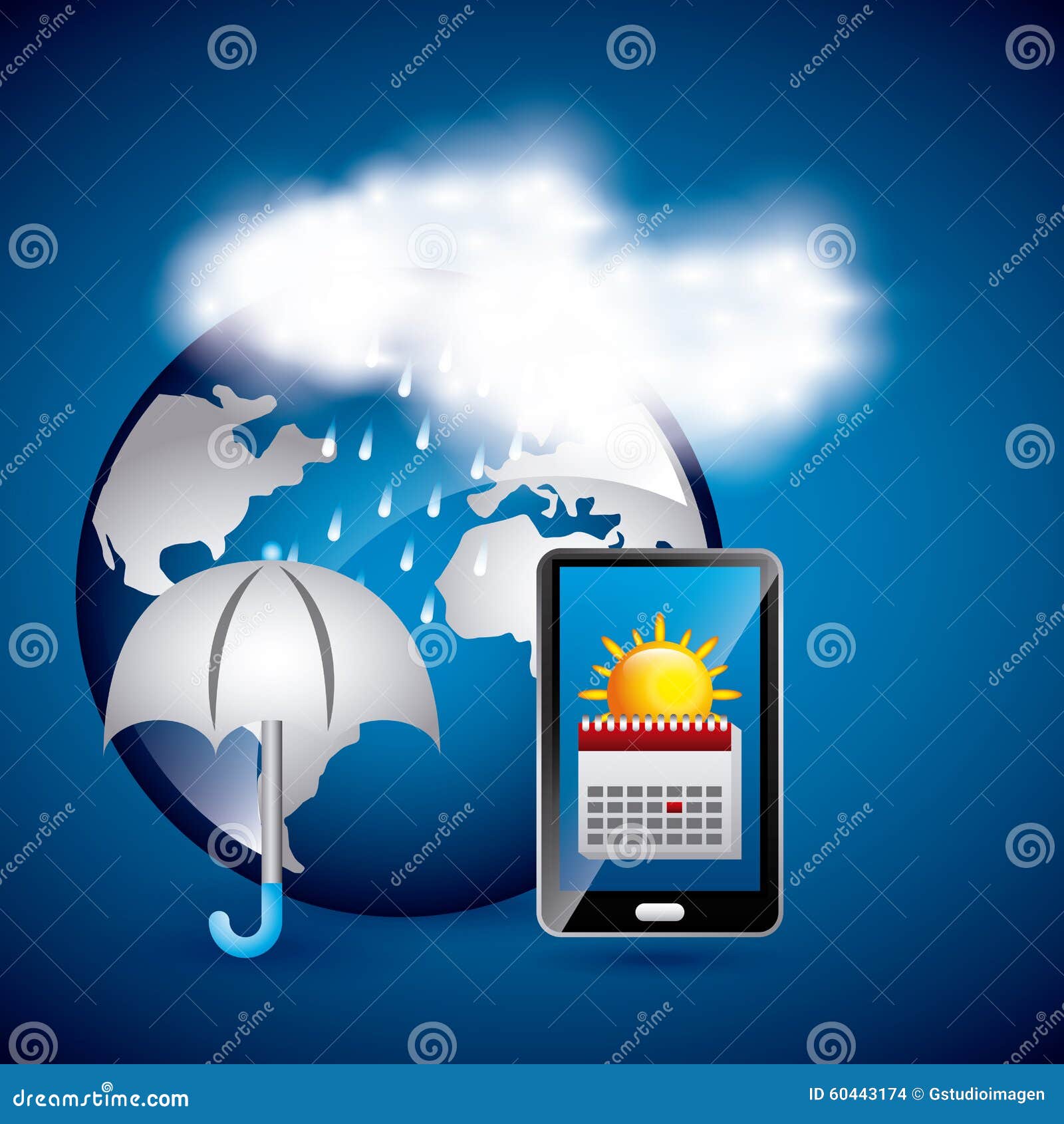 Online weather stock illustration. Illustration of sign - 60443174