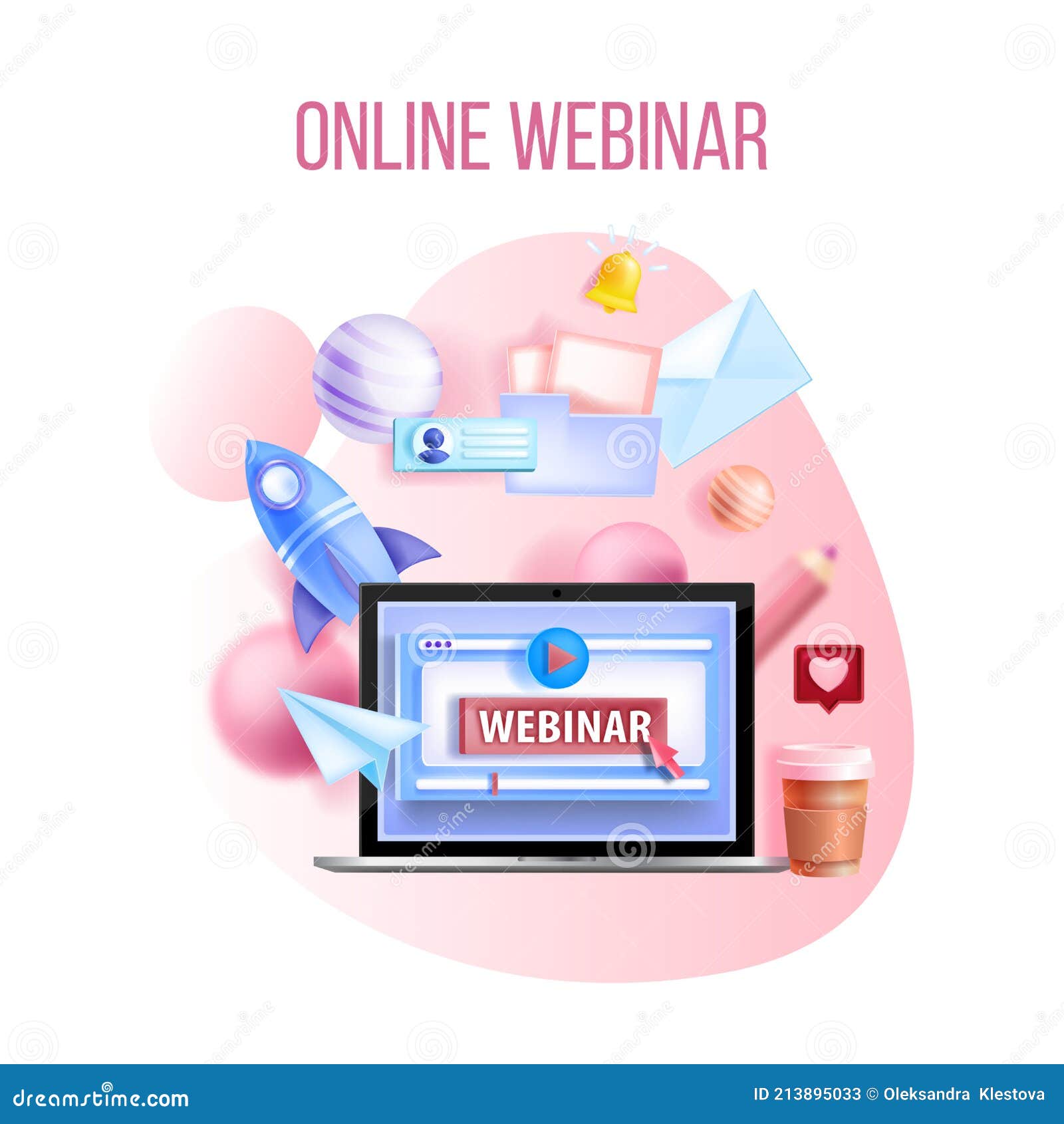 Online Webinar, Digital Vector Training, Internet Lecture Video ...