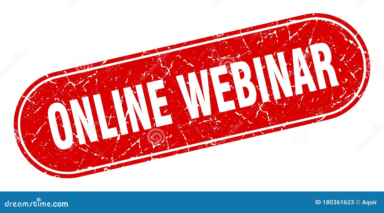 Online Webinar Sign. Online Webinar Grunge Stamp Stock Vector ...