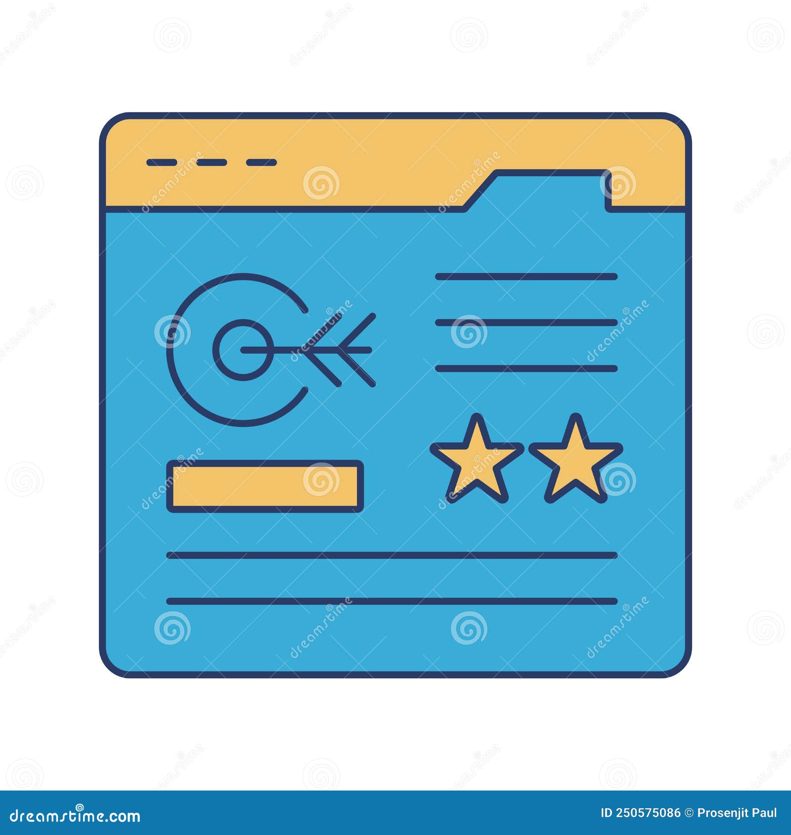 Online Website Features Icon Vector Stock Vector - Illustration of ...