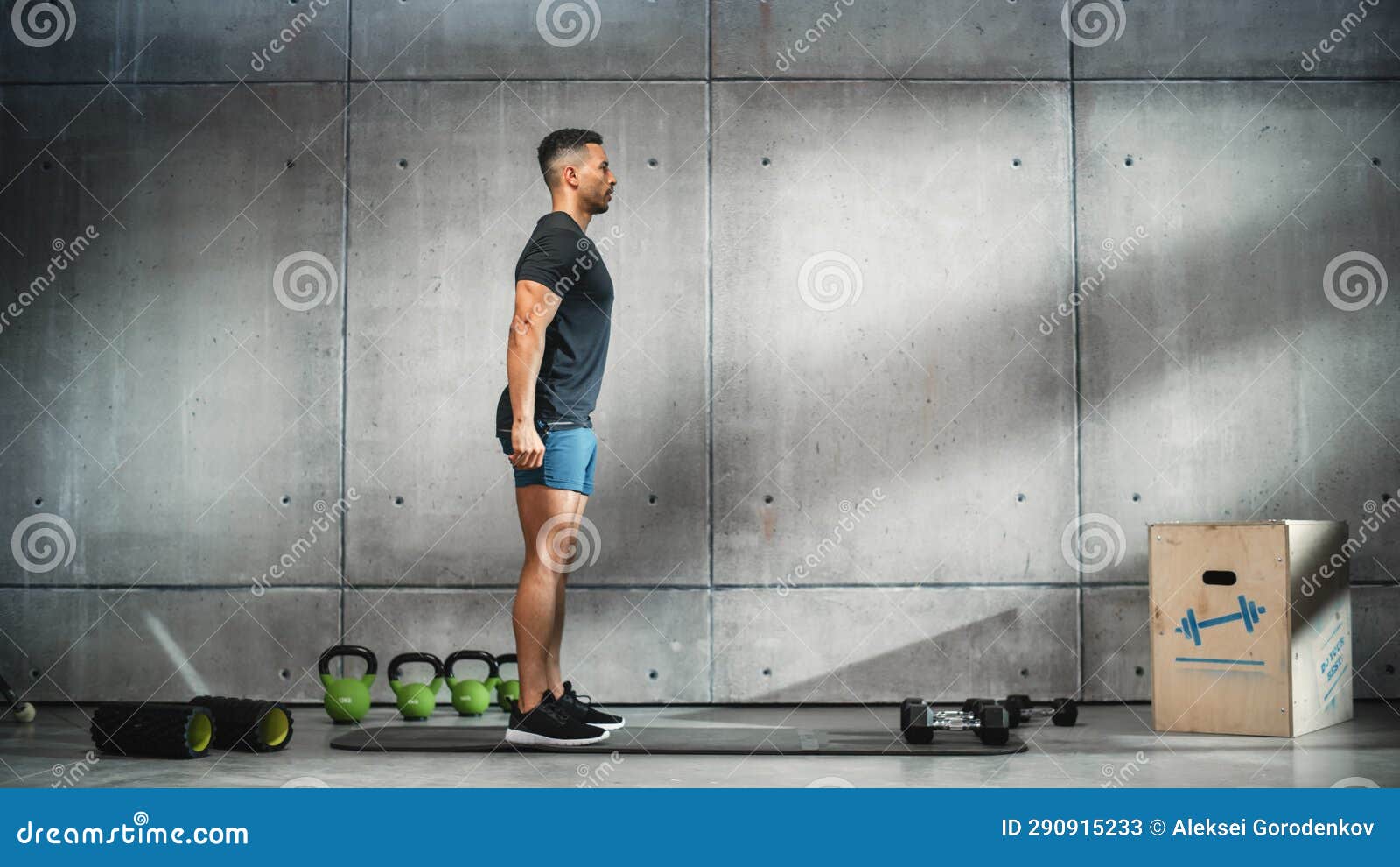 Online Workout Service: Professional Trainer Explaining Exercise ...