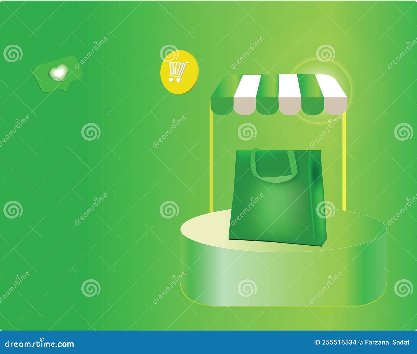Product Prmotion Advetisement Stock Vector - Illustration of online ...