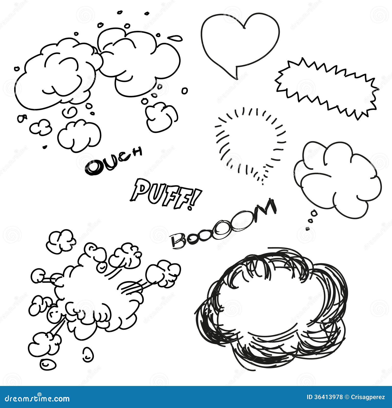 Onomatopea illustrazione di stock. Illustrazione di disegno - 36413978