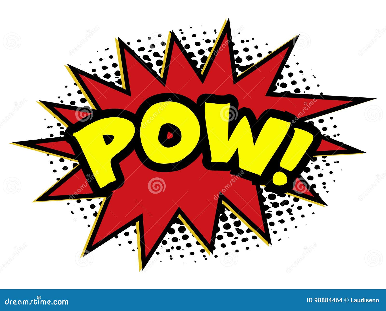 Onomatopeya cómica ilustración del vector. Ilustración de halftone ...