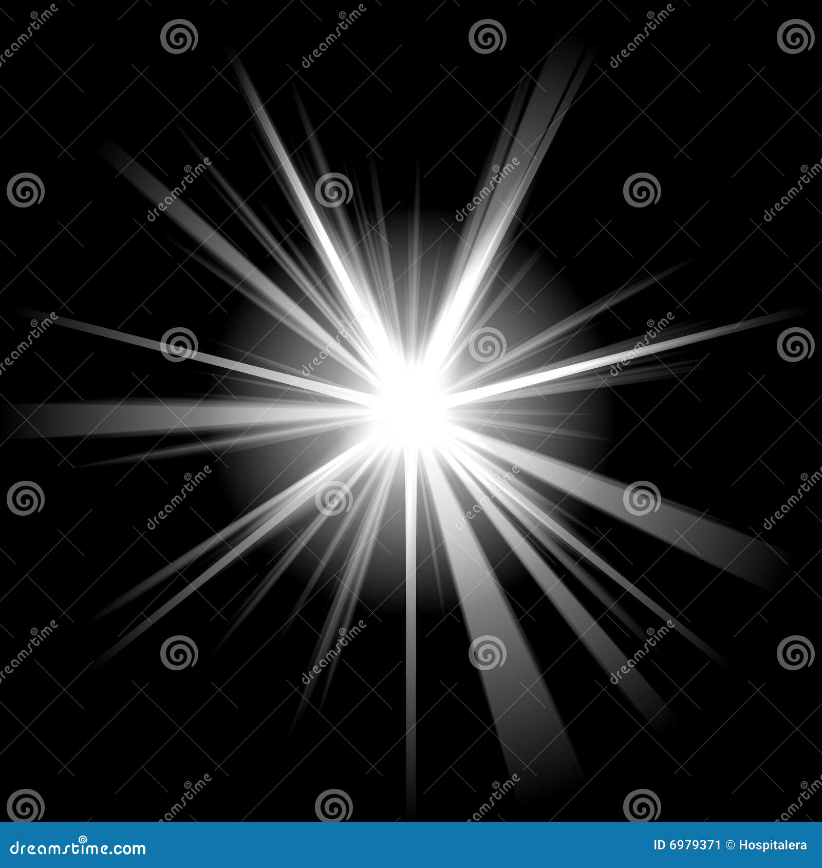 Onregelmatige witte ster 2 stock illustratie. Illustration of ...