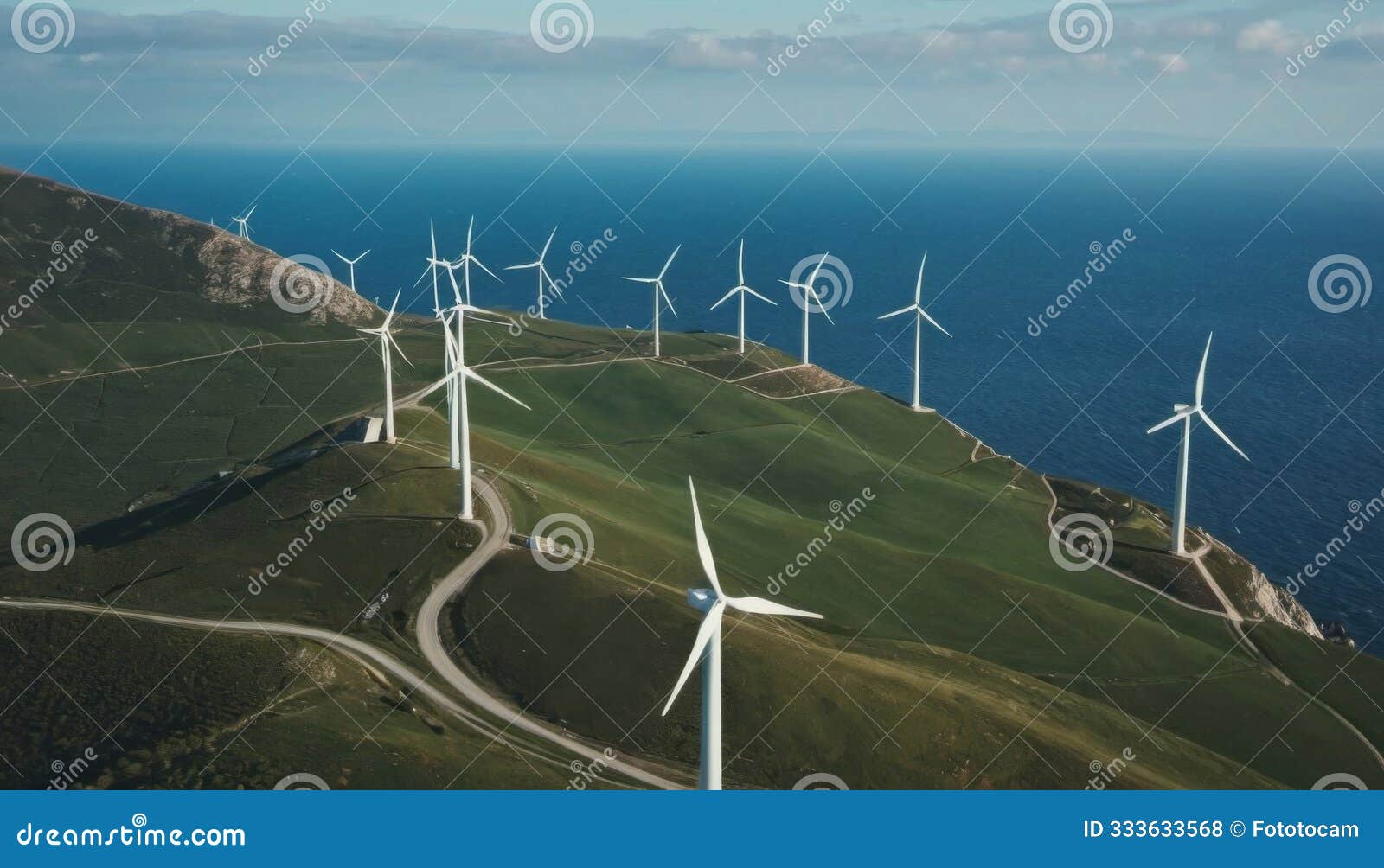 Onshore Wind Turbines Royalty-Free Stock Image | CartoonDealer.com ...