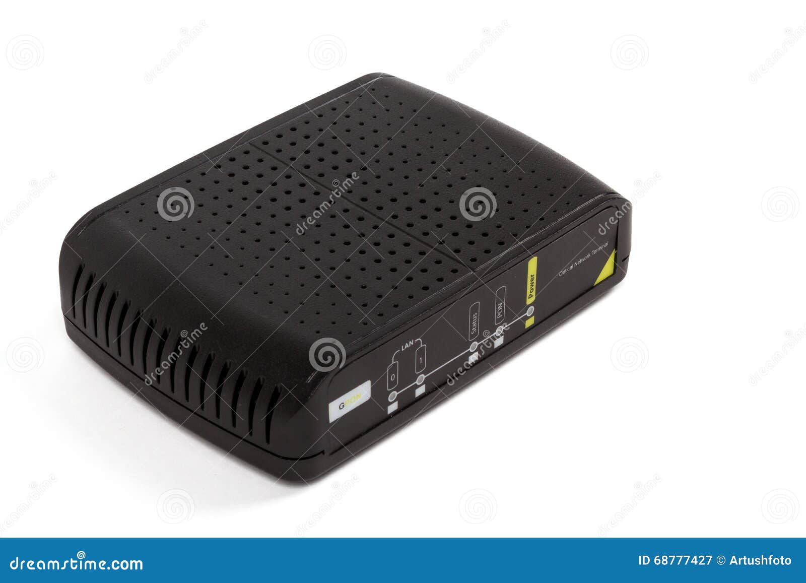 ONT - Optical Network Terminal Stock Image - Image of catv, plastic ...