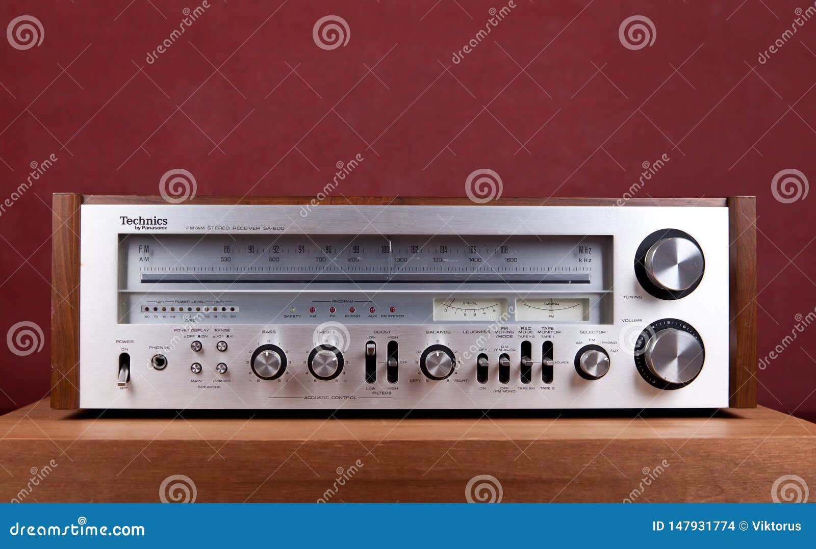ONTARIO, CANADA - April 14, 2019 - Technics Vintage Audio Stereo ...