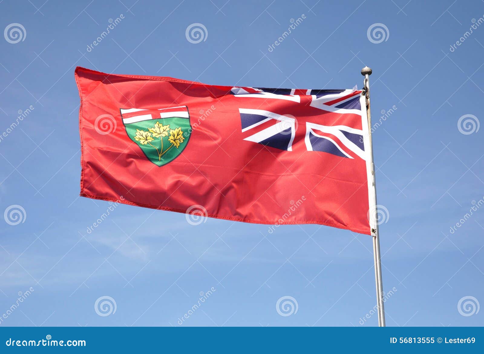 Ontario flag stock image. Image of legislature, decoration - 56813555