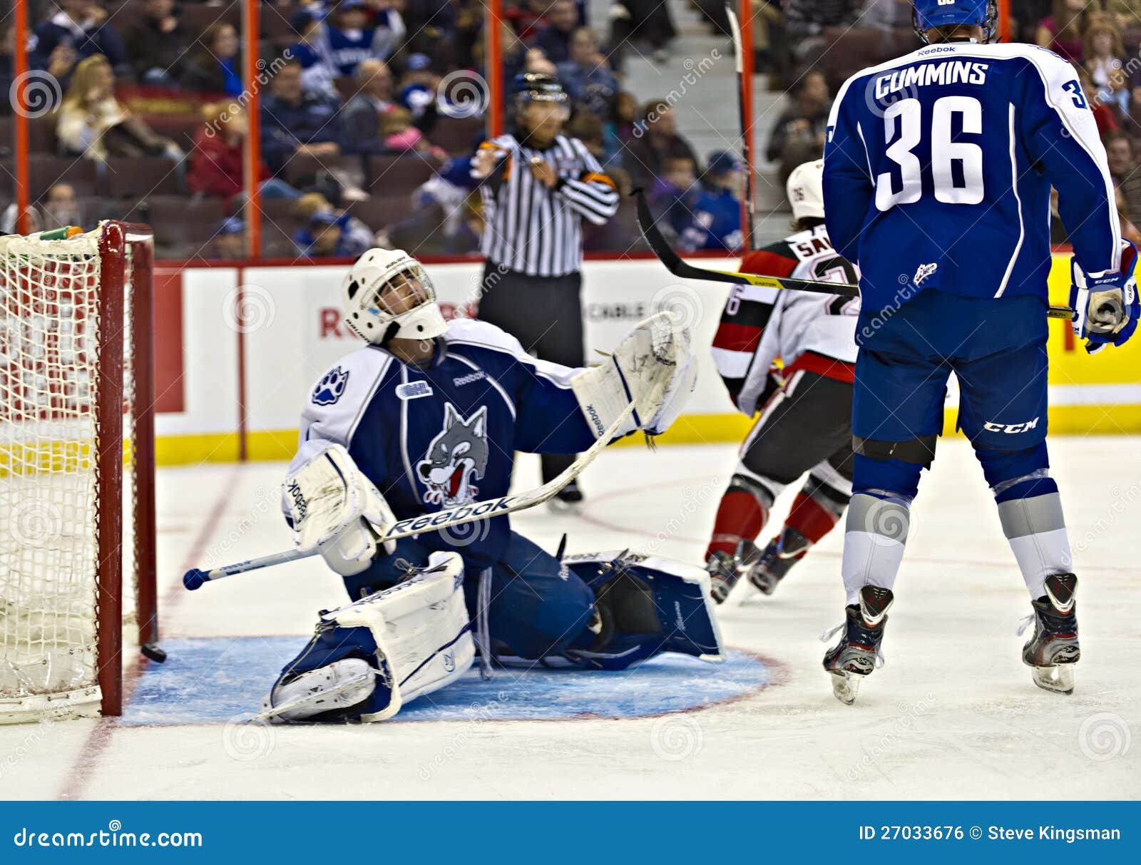 Ontario Hockey League editorial photo. Image of goal - 27033676