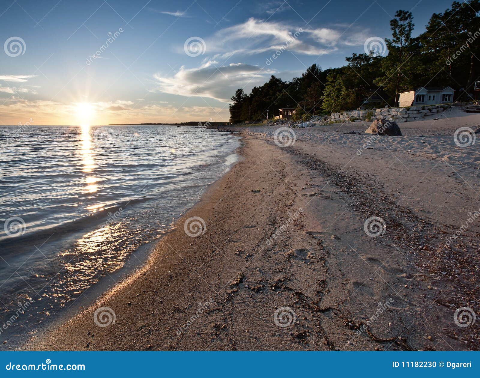 Ontario Landscape stock photo. Image of rocks, scene - 11182230