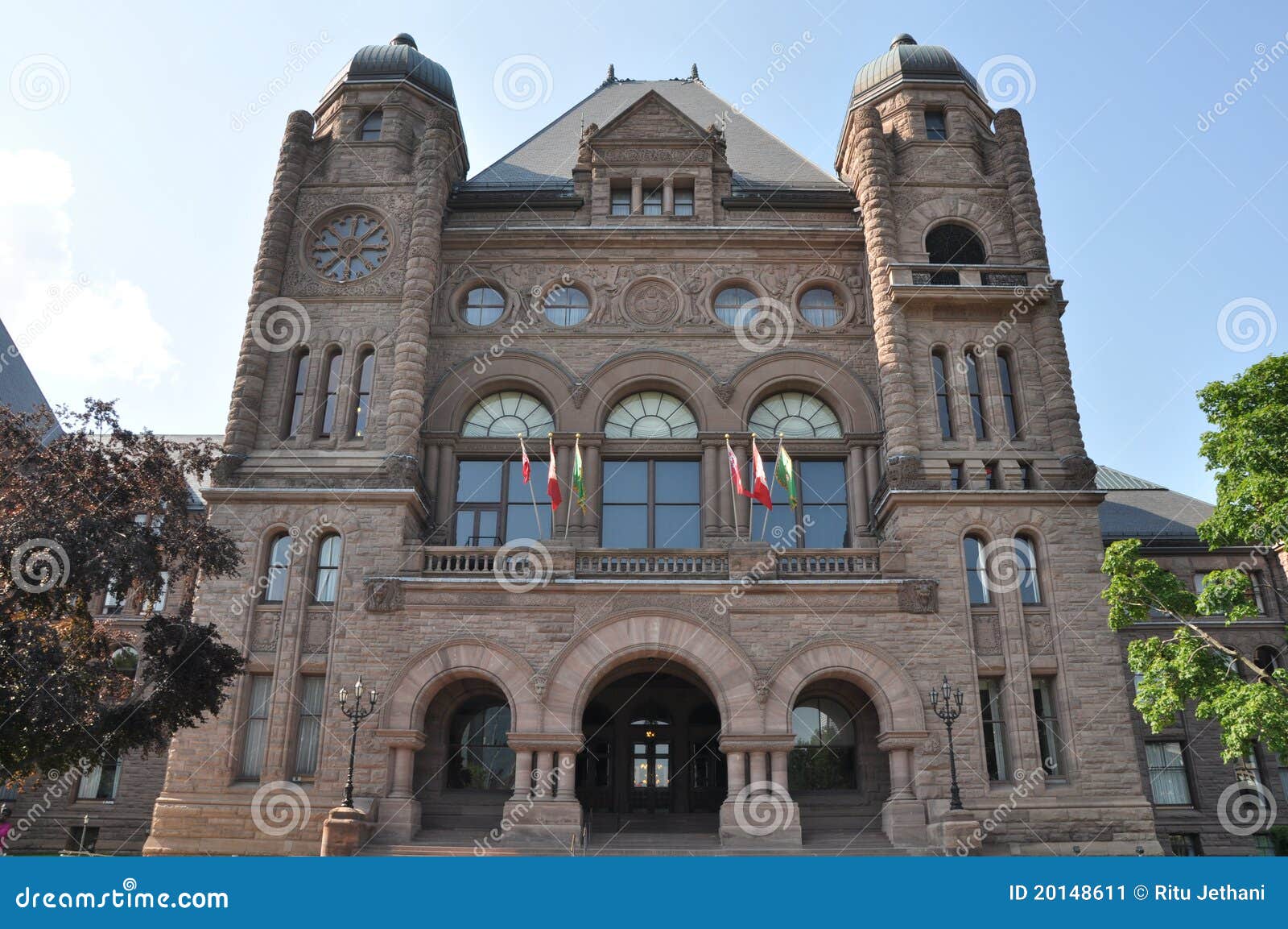 Ontario Legislative Building Stock Image - Image of canadian, beauty ...