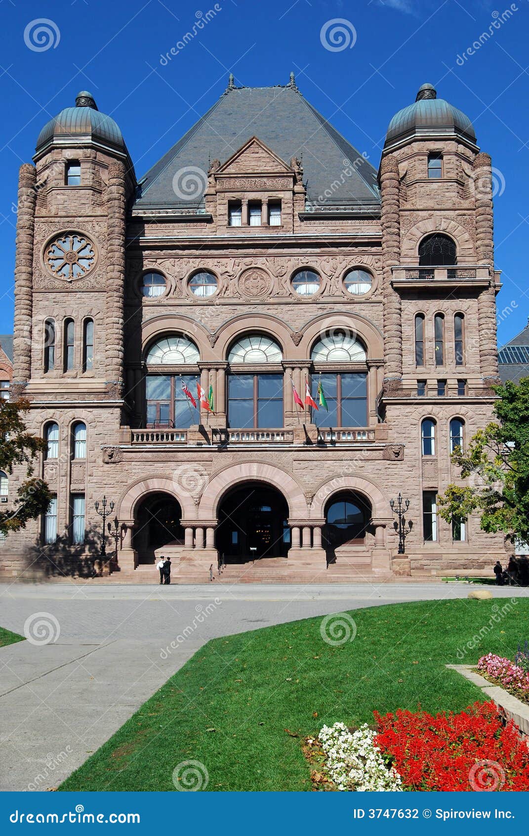 Ontario Parliament Building, Central Block Stock Photo - Image of ...