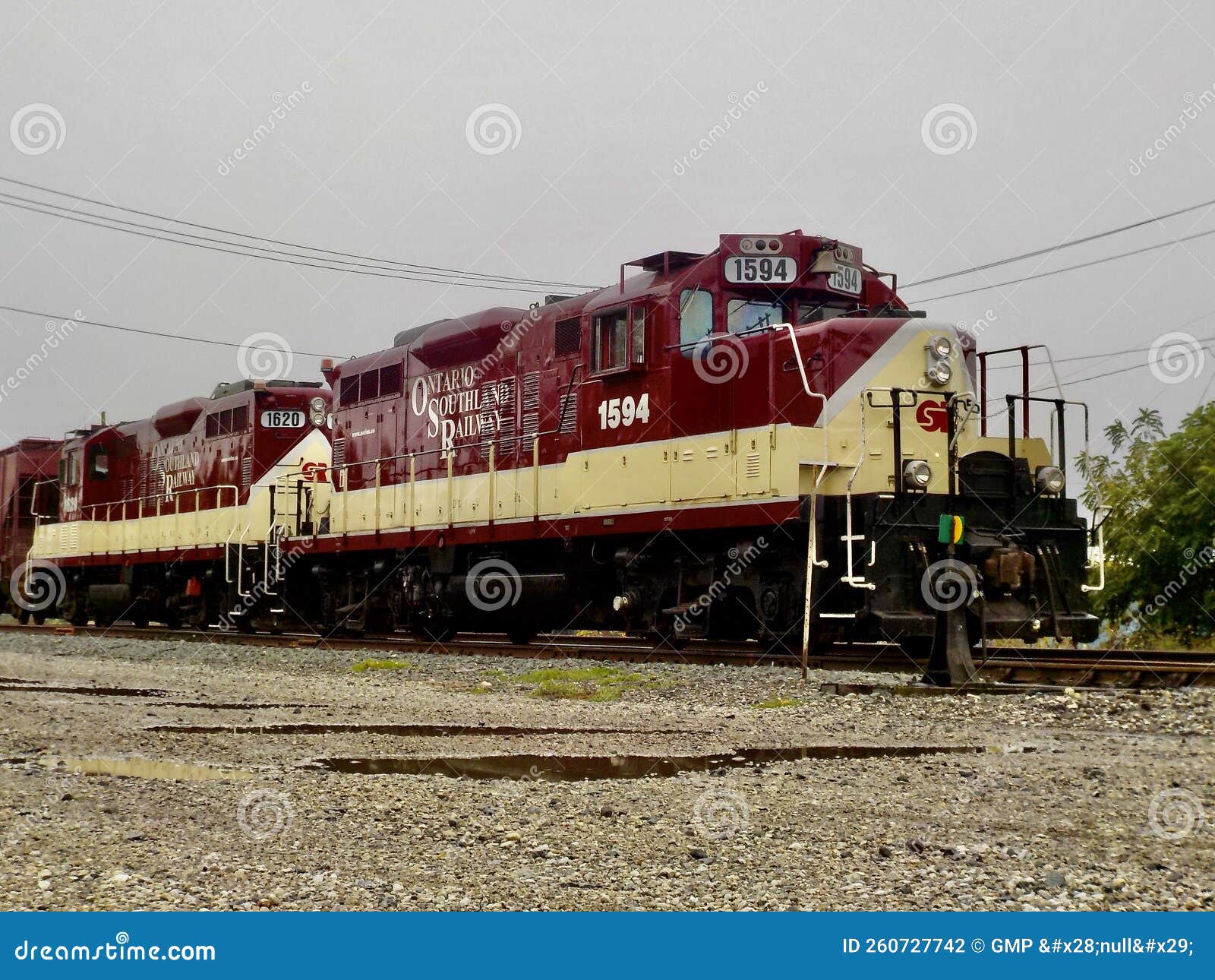 Ontario short line railway stock photo. Image of timelapse - 260727742