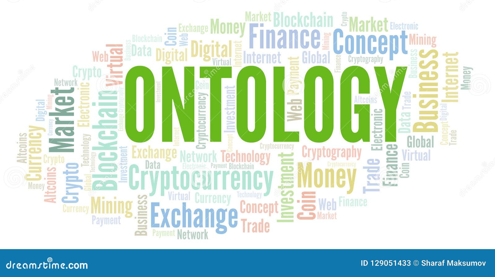 Ontology ONT Cryptocurrency Symbol Royalty-Free Illustration ...