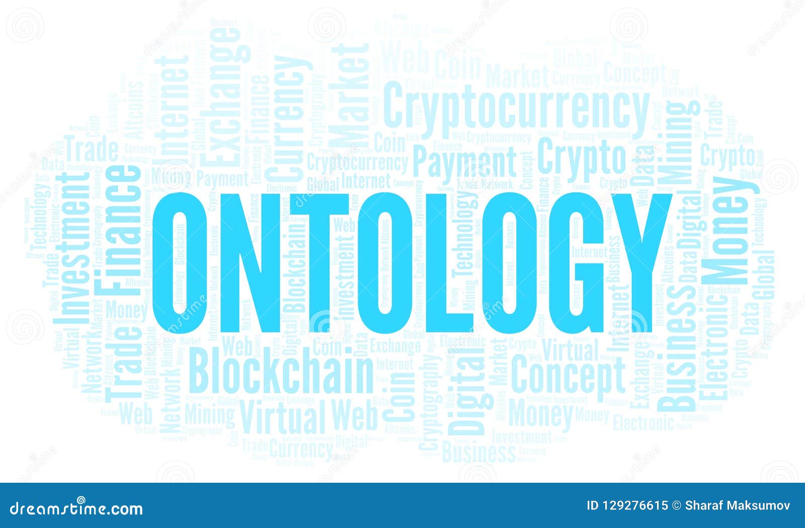 Ontology ONT Cryptocurrency Symbol Royalty-Free Illustration ...