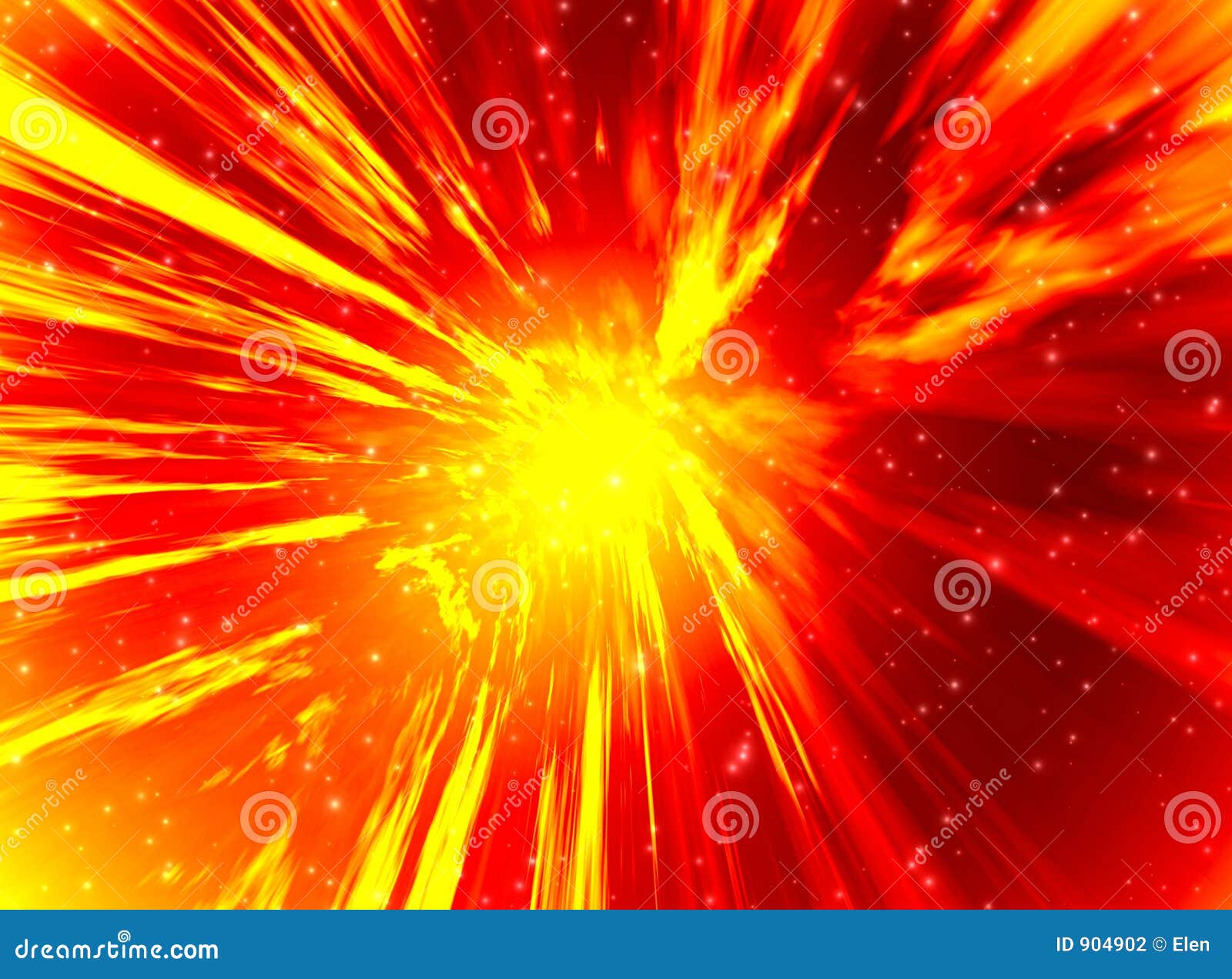 Ontploffing in ruimte stock illustratie. Illustration of commercieel ...