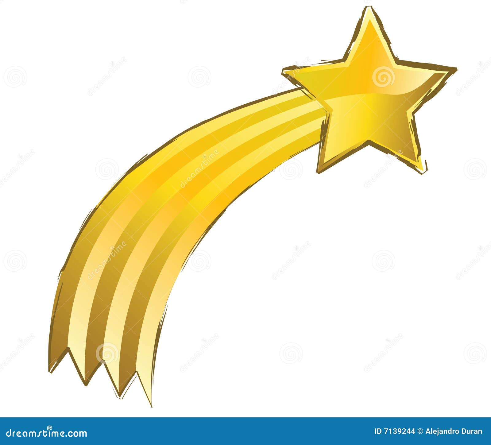 Ontspruitende gele ster vector illustratie. Afbeelding bestaande uit ...