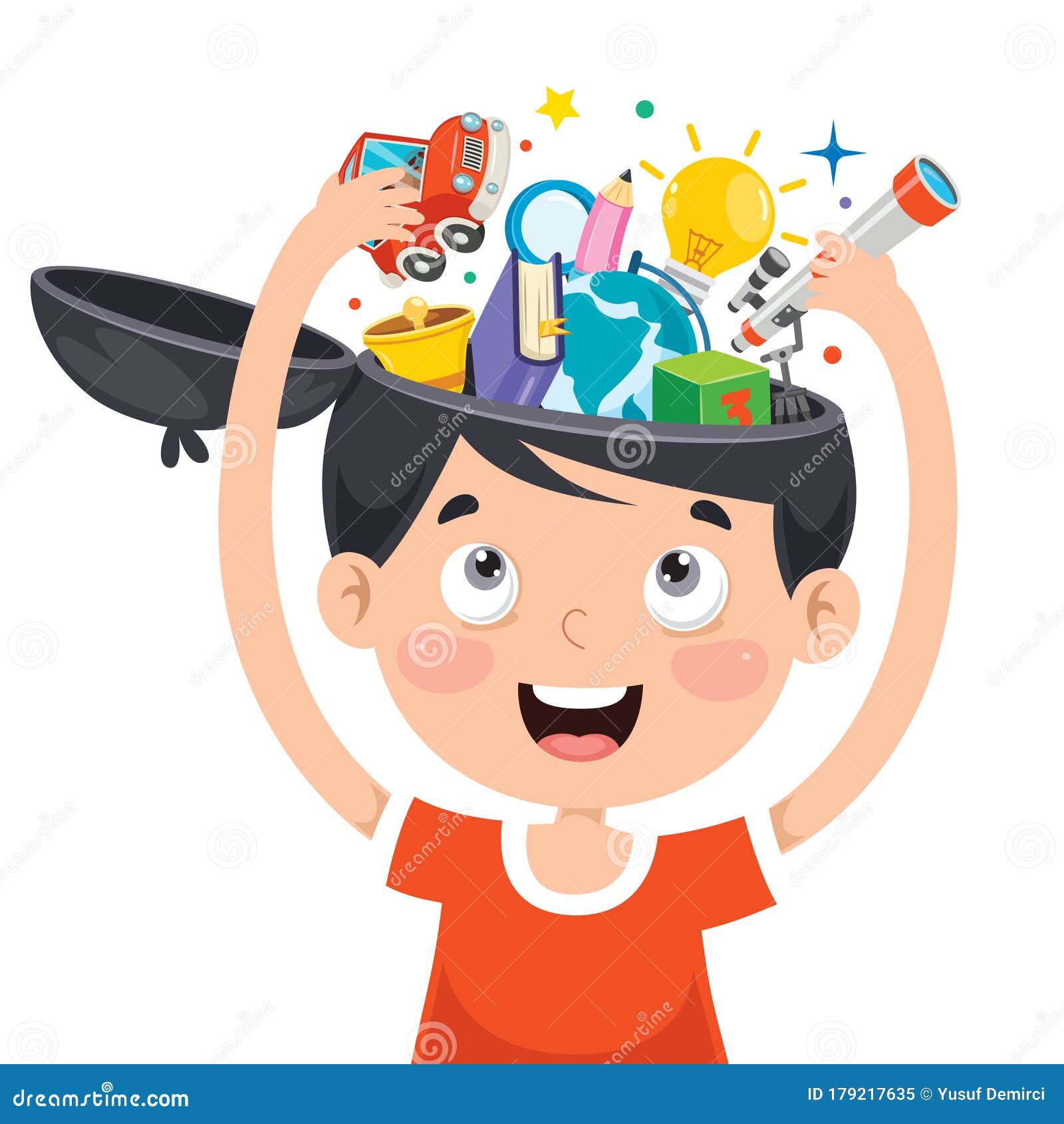 Ontwerp Voor Creatief Denken Vector Illustratie - Illustration of ...