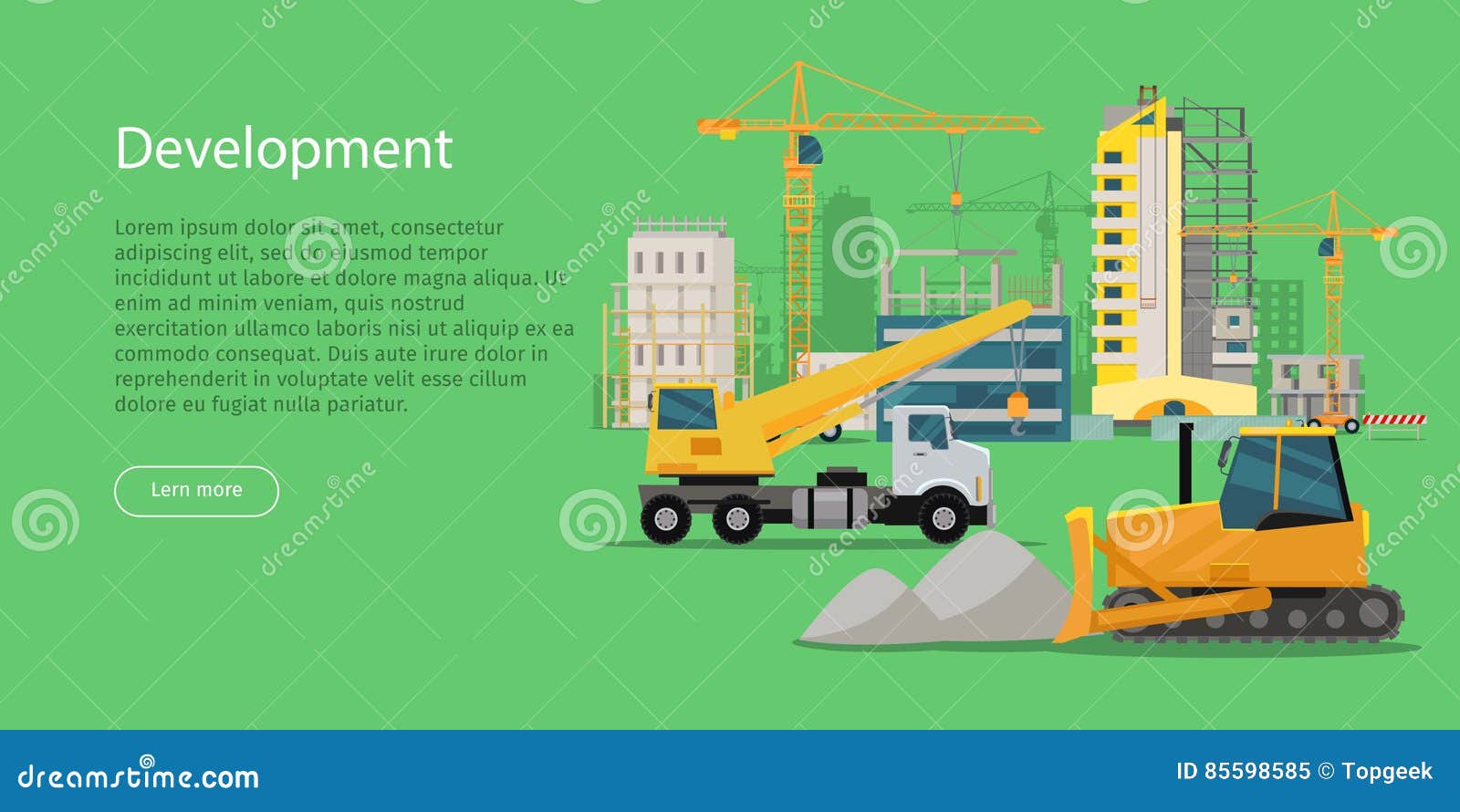 Ontwikkeling De Bouwproces Construcrtion Vector Illustratie ...