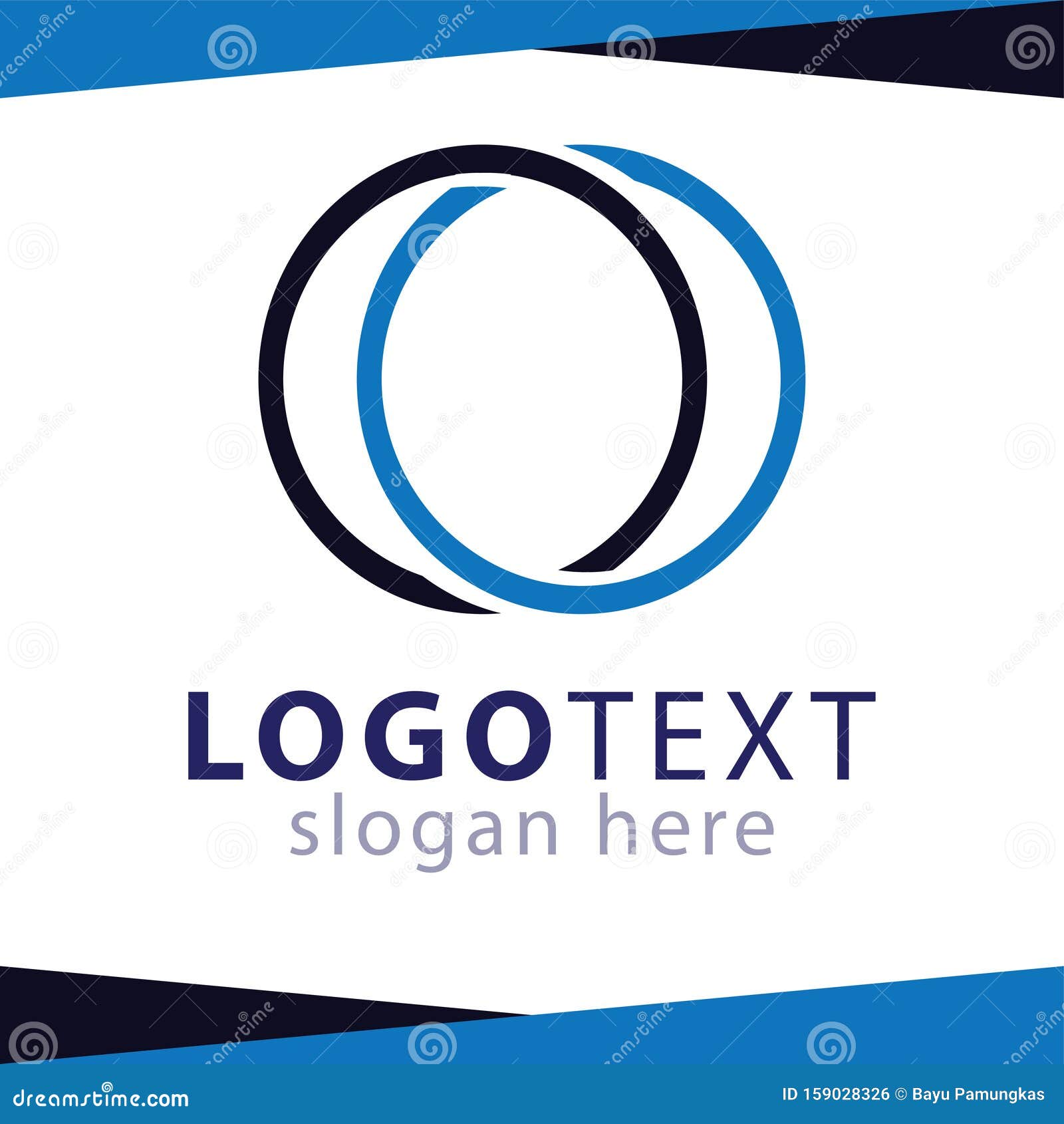 OO Letter Line Logo Element Stock Vector - Illustration of combination ...