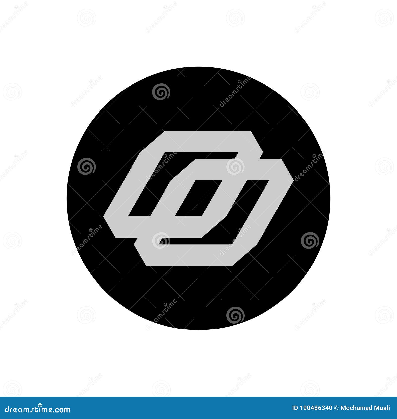 OO Letter Logo Design with Simple Style Stock Vector - Illustration of ...