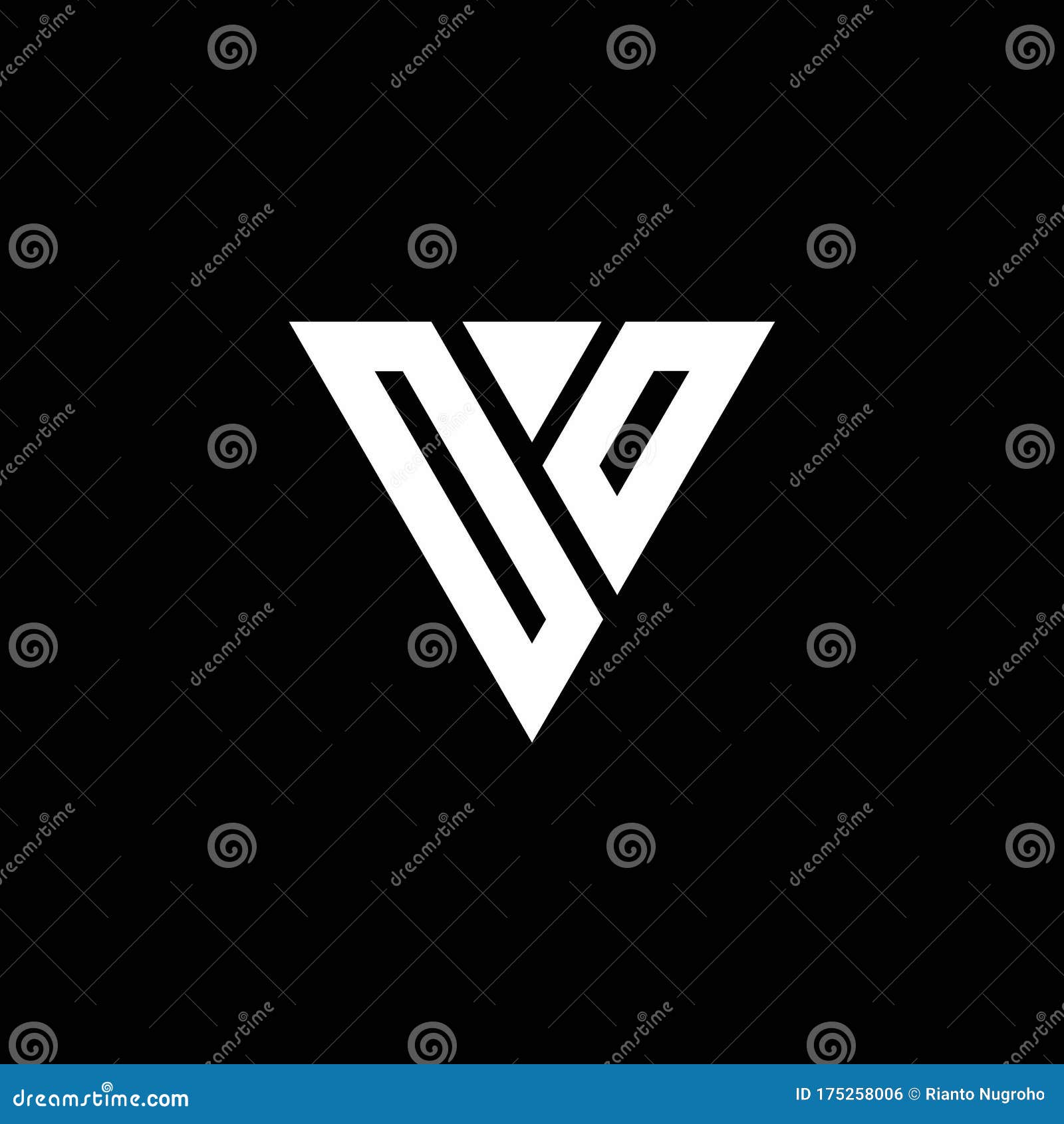 OO Logo Letter Monogram with Triangle Shape Design Template Stock ...