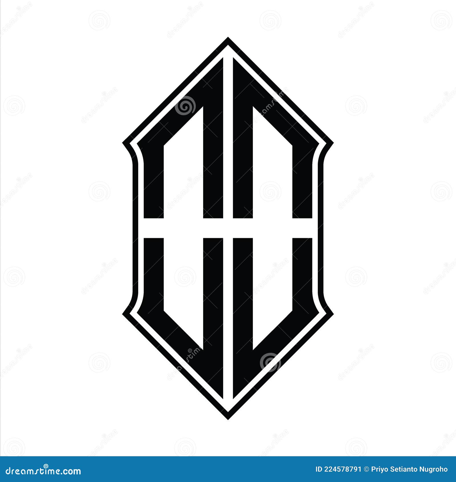 OO Logo Monogram with Shieldshape and Outline Design Template Vector ...