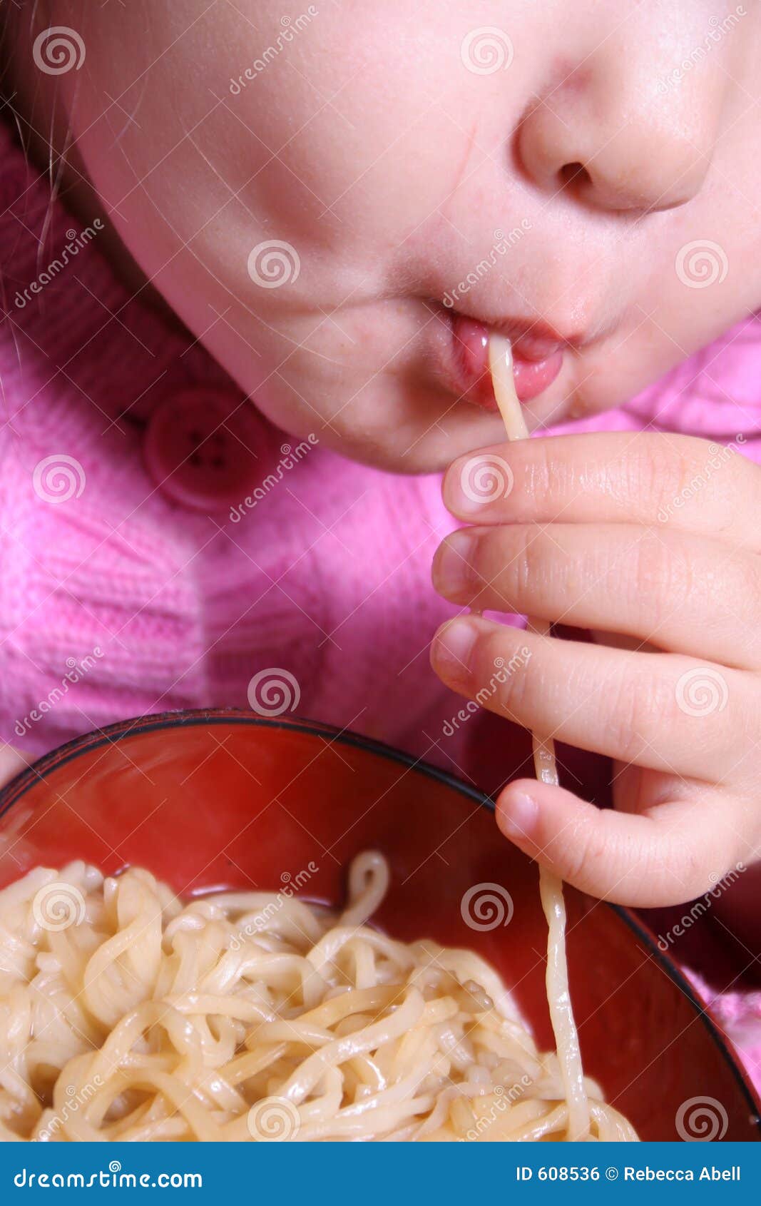 Oodles of Noodles stock photo. Image of food, lips, children - 608536