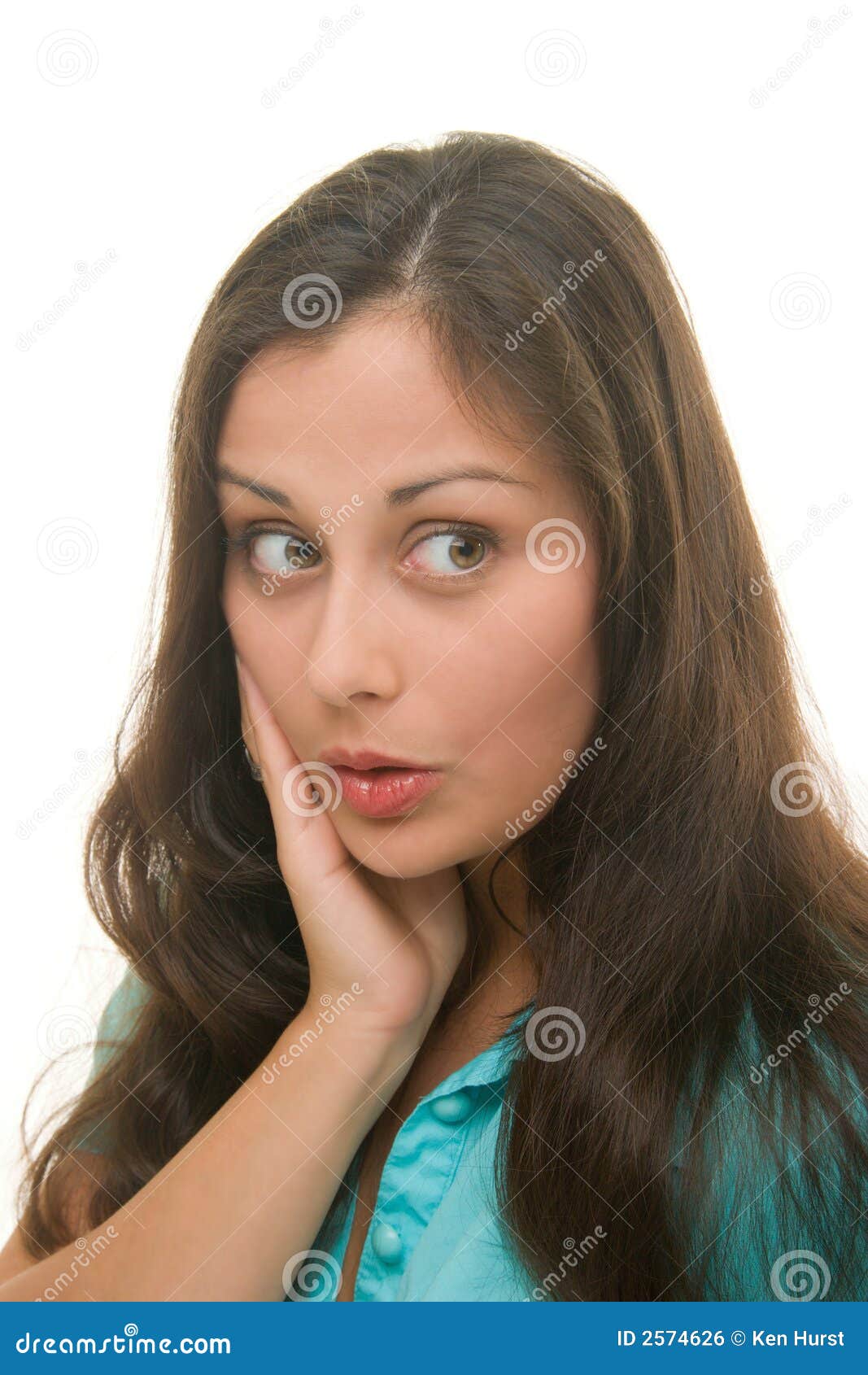 Ooh! Shock! Surprise! stock photo. Image of female, funny - 2574626