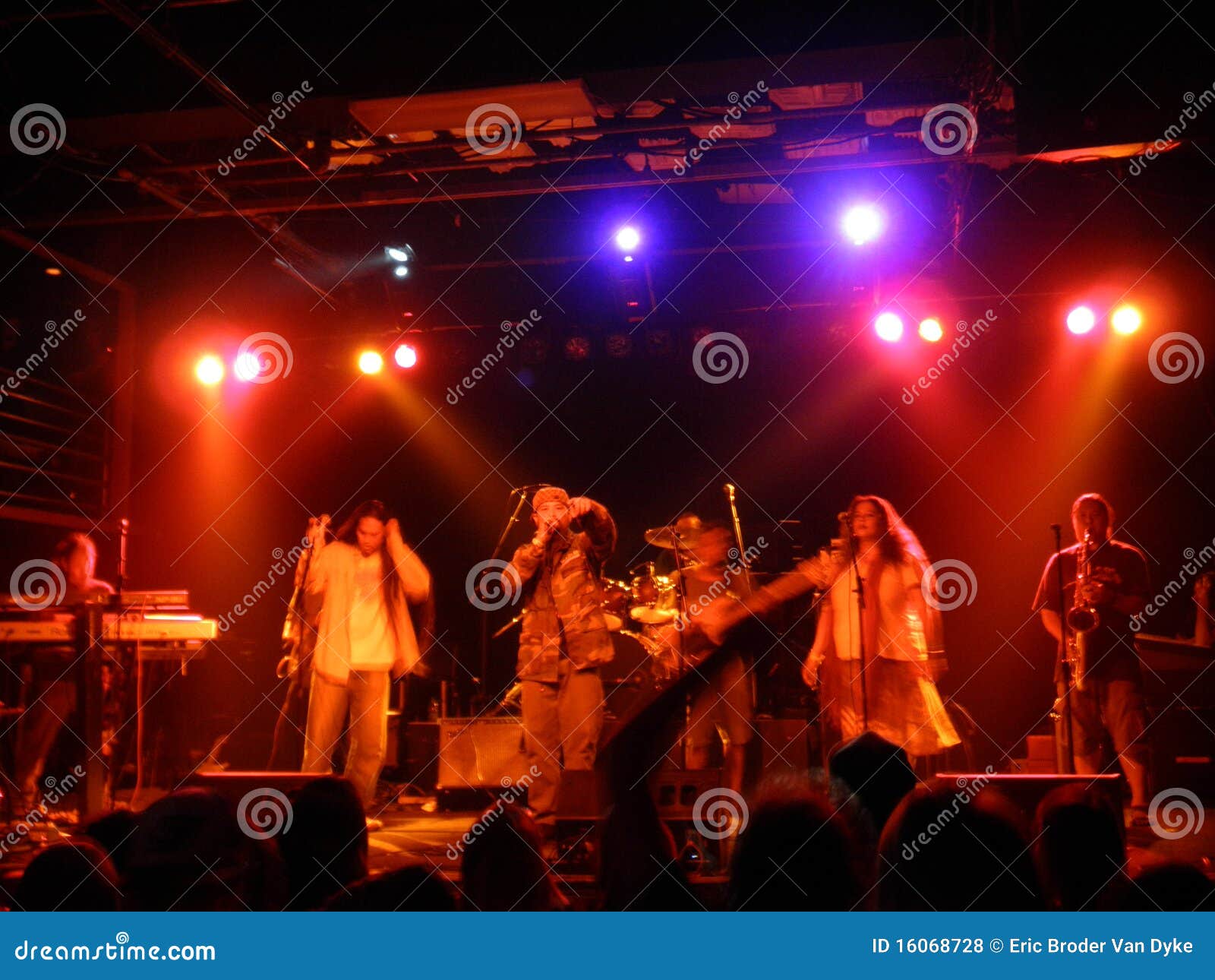 Ookla the Moc Singing on Stage, Crowd Dancing Editorial Stock Photo ...