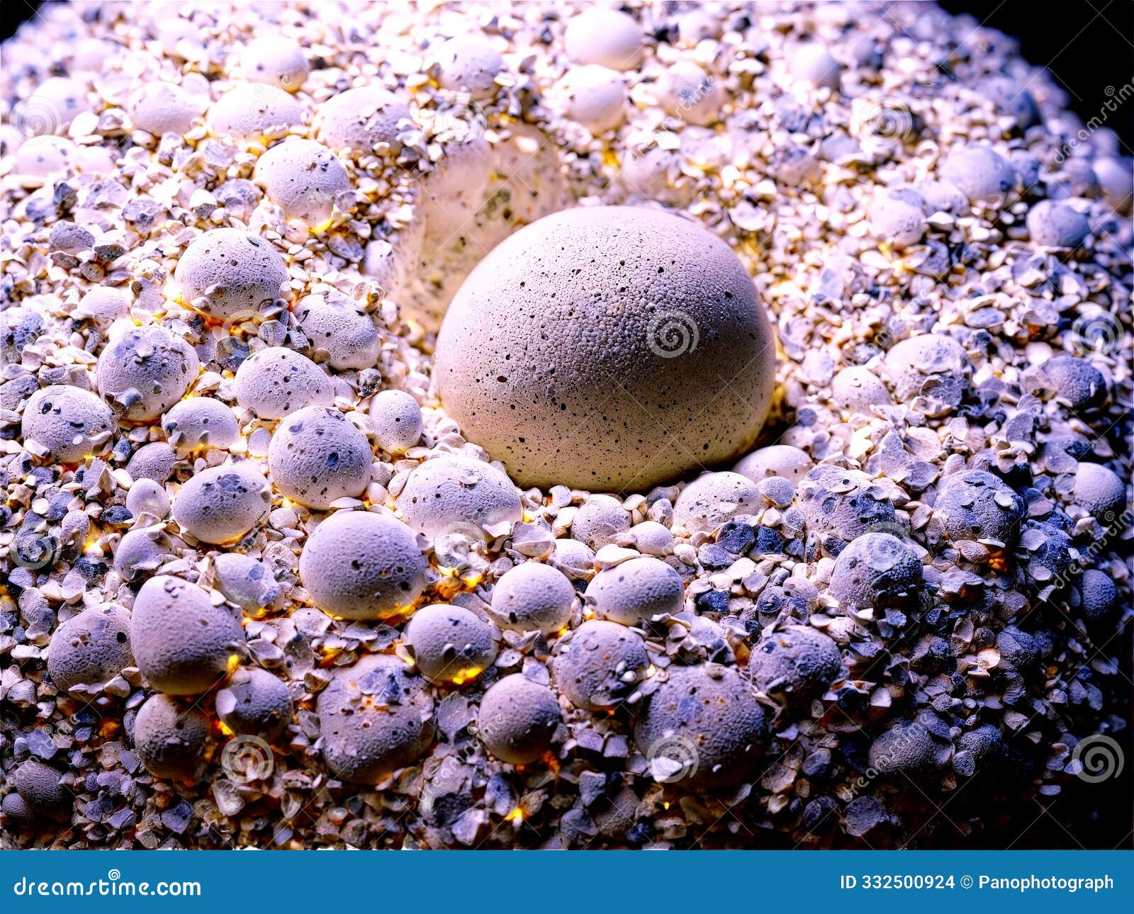 Oolite a Piece of Oolite Composed of Tiny Rounded Ooids Floating and ...
