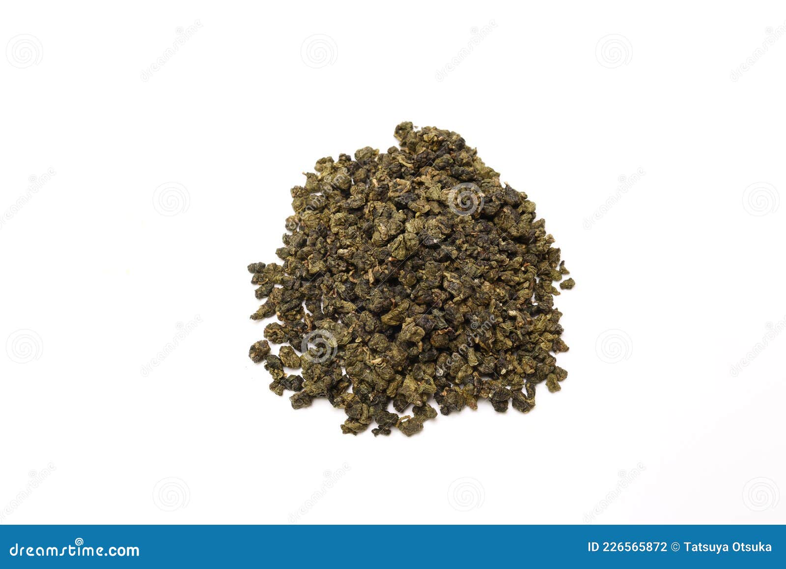 Oolong Teas Isolated on a White Background Stock Photo - Image of ...