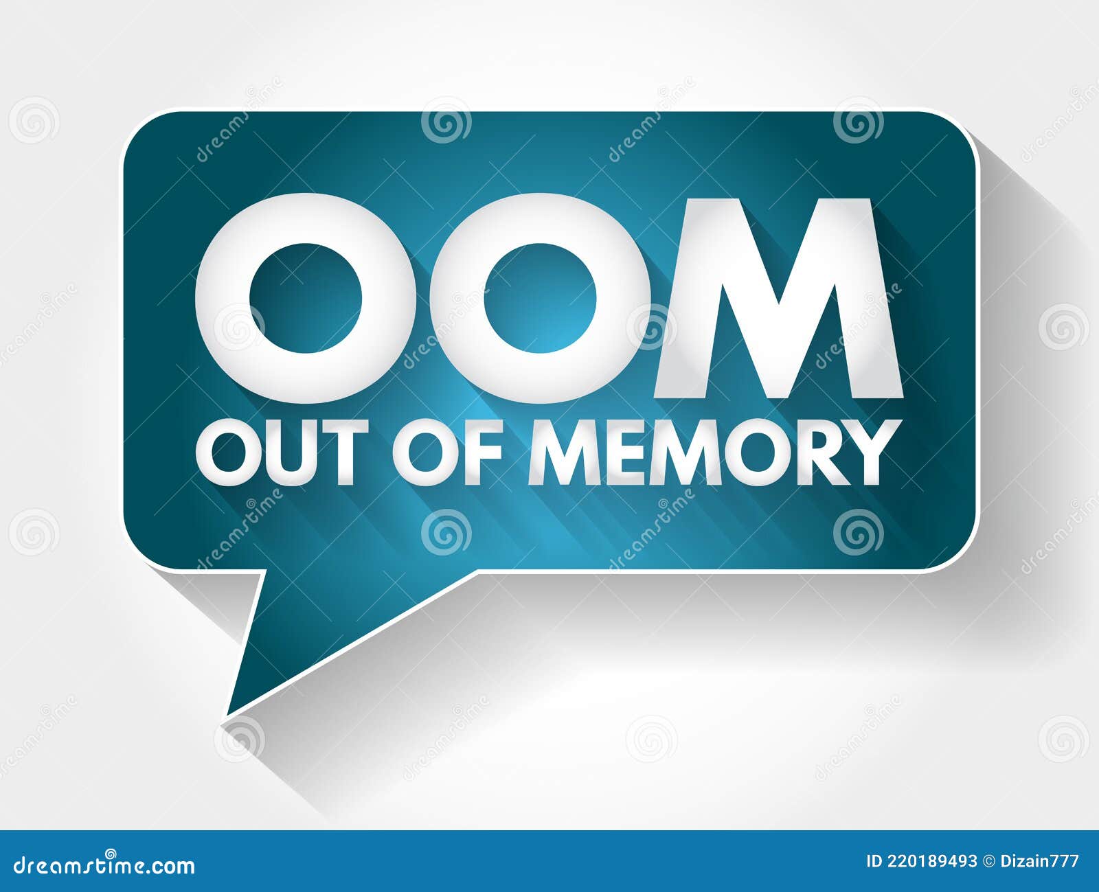 OOM - Out Of Memory Acronym, Technology Concept Background Royalty-Free ... OOM - Out Of Memory Acronym, Technology Concept Background Royalty-Free ...