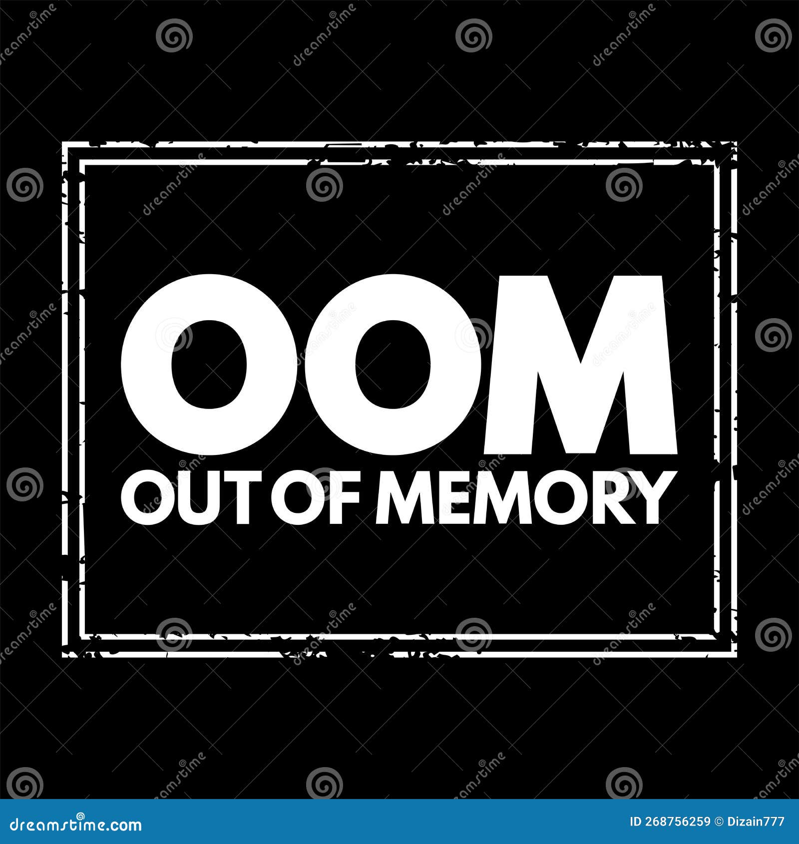 Oom Out Of Memory State Of Computer Operation Where No Additional Memory Can Be Allocated For