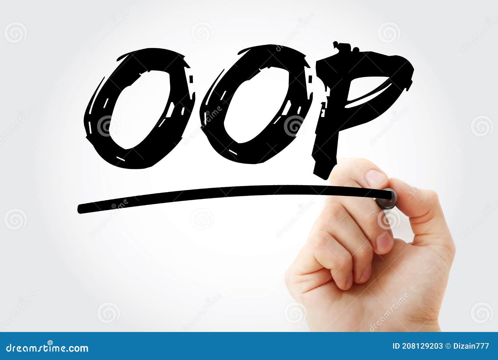 Oop Object Oriented Programming Acronym Stock Illustration Illustration Of Coded Dialog