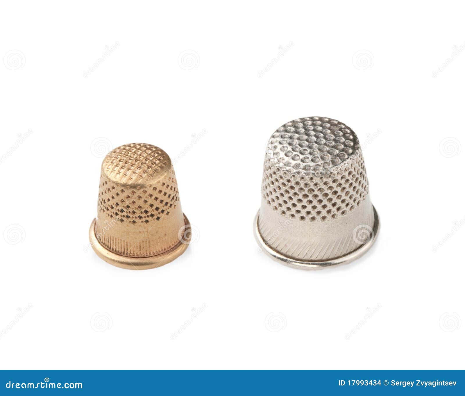 Ooper y dedales del metal foto de archivo. Imagen de cierre - 17993434