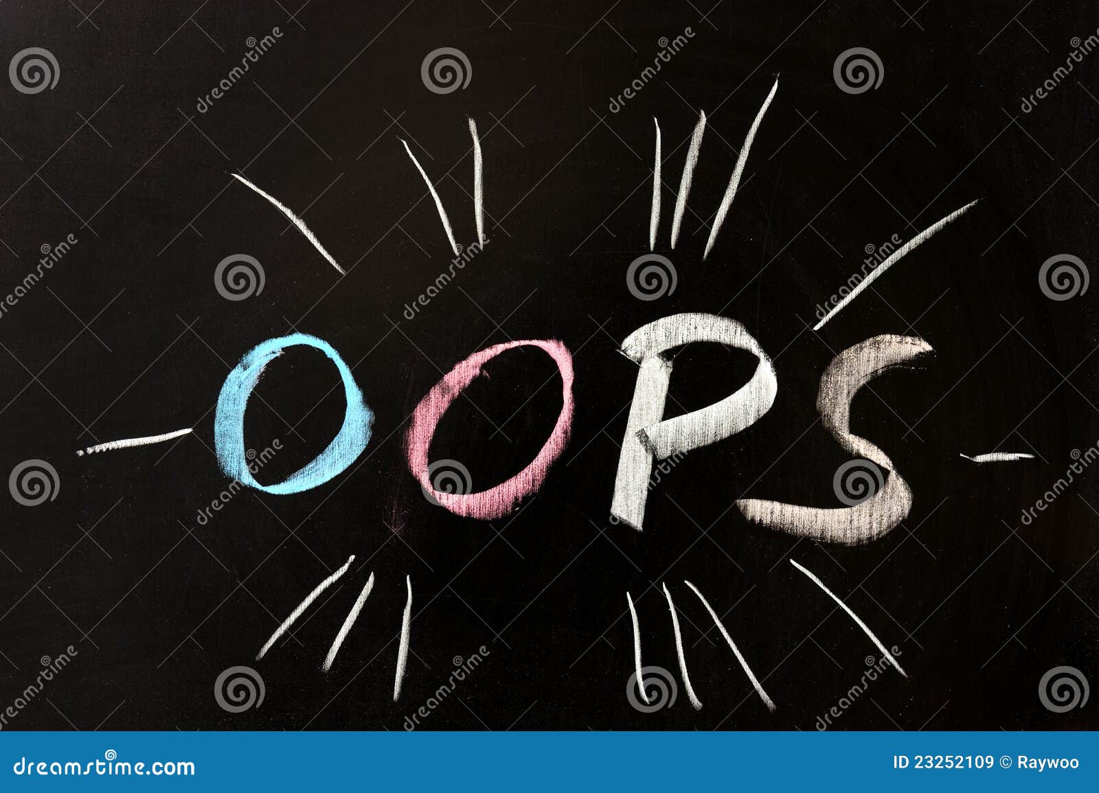 OOPS! Written On Sticky Notes. Mistake Learning, Wrong, Blooper, Error ...