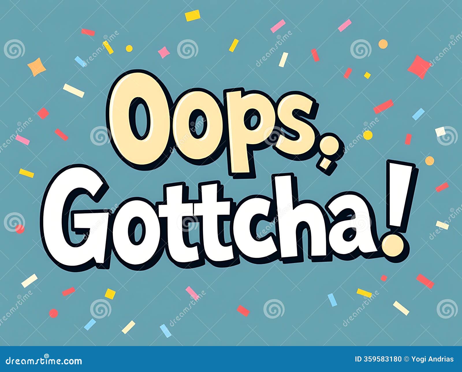 Gotcha Comic Style Jester Hat Design Illustration | CartoonDealer.com ...