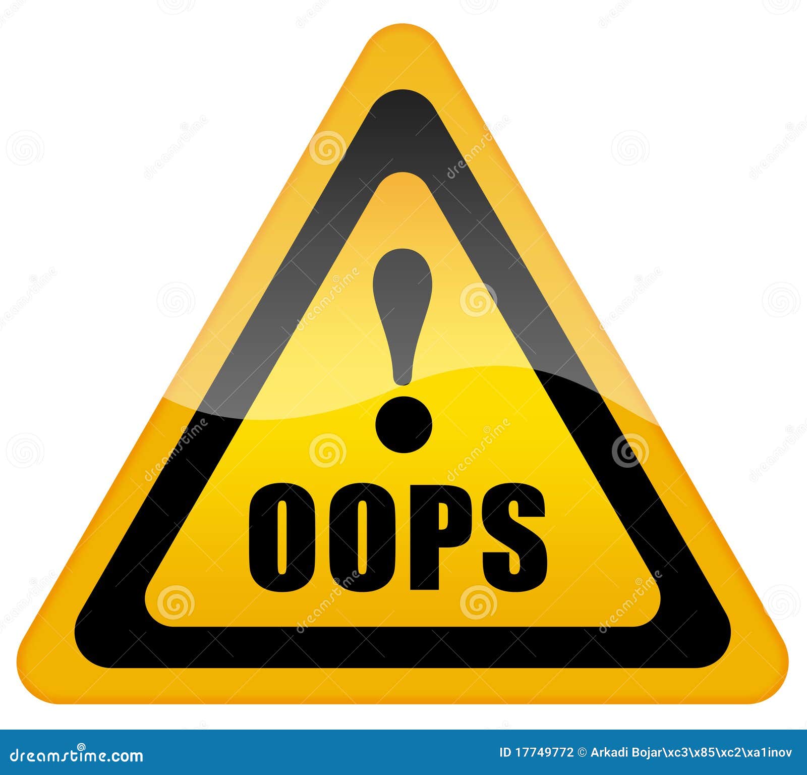 Oops Sign Stock Photography | CartoonDealer.com #17749772