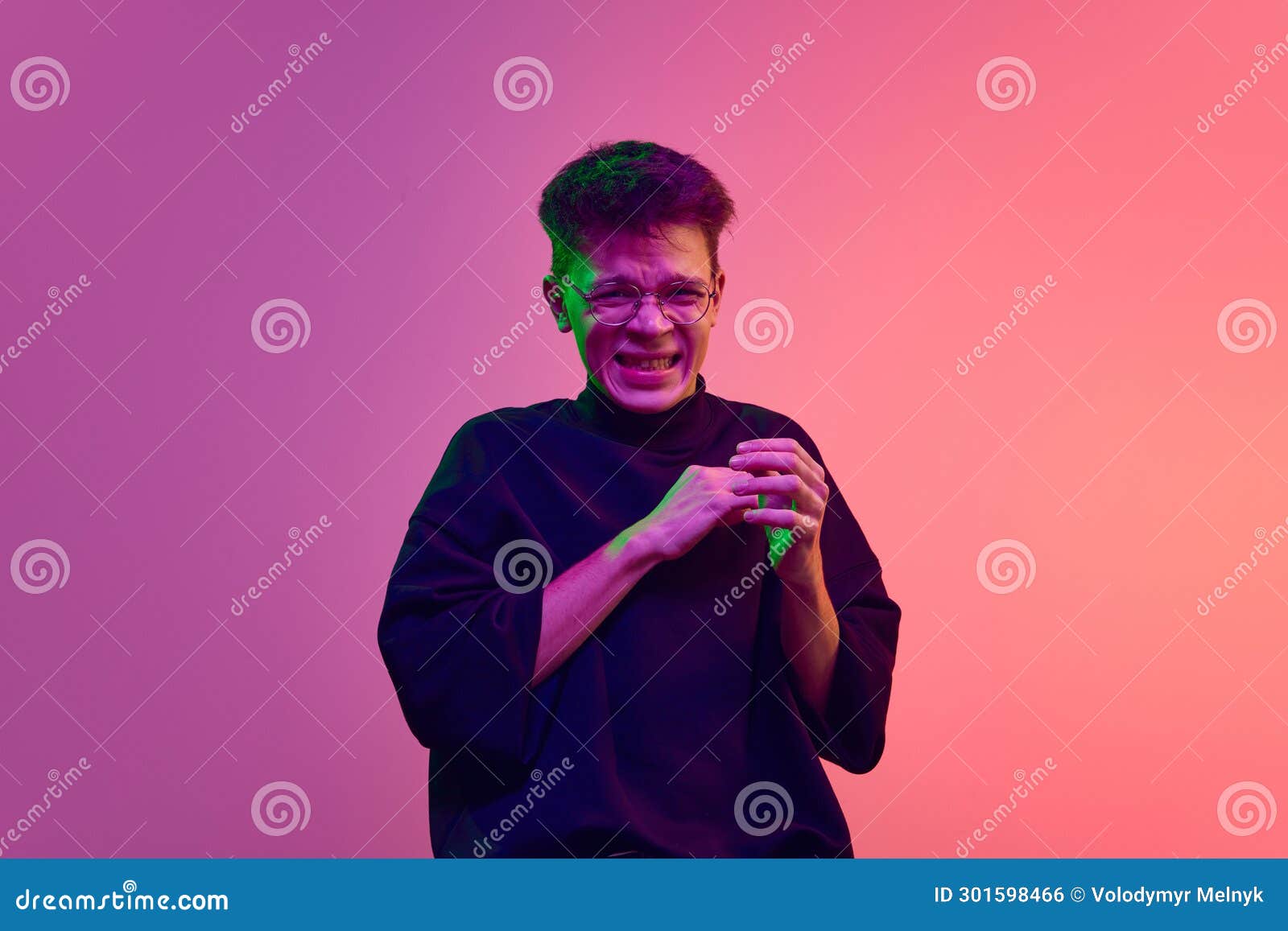 Oops. Young Awkward Woman Uses Mobile Phone, Makes Guilty Smile And ...