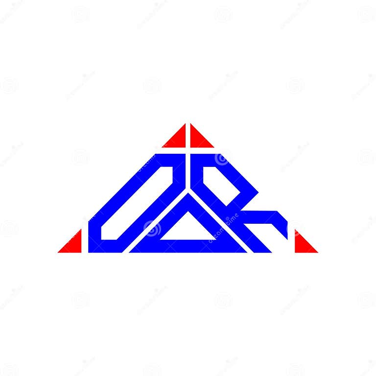 OOR Letter Logo Creative Design with Vector Graphic, OOR Stock Vector ...