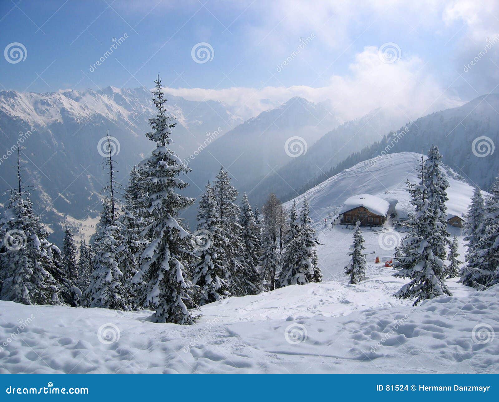 Oostenrijk/de Droom Van De Winter Stock Foto - Image of sleep ...