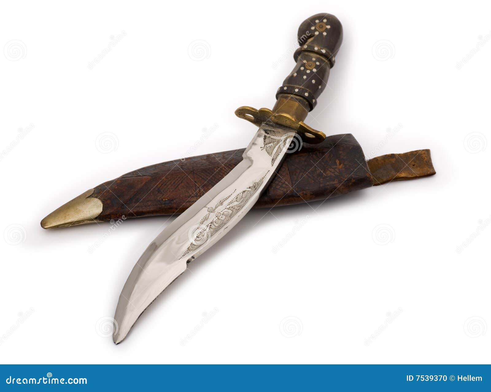 Oosters Mes stock foto. Image of zwaard, offer, metaal - 7539370