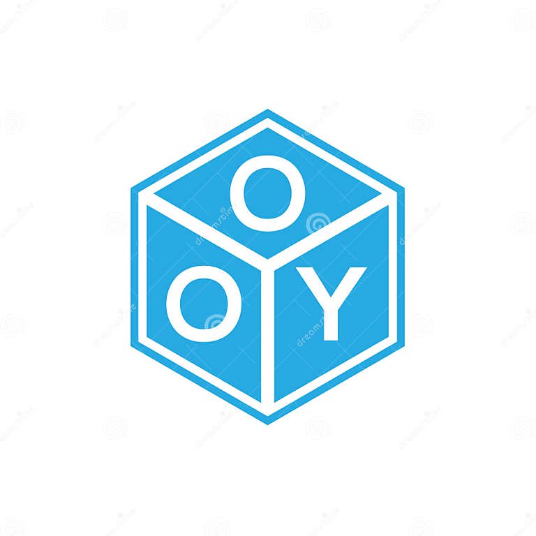 OOY Letter Logo Design on Black Background. OOY Creative Initials ...