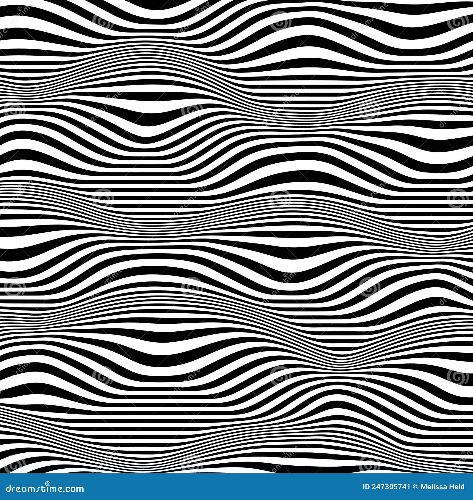 Op Art Black And White Undulating Stripe Royalty-Free Stock Photo | CartoonDealer.com #247305741