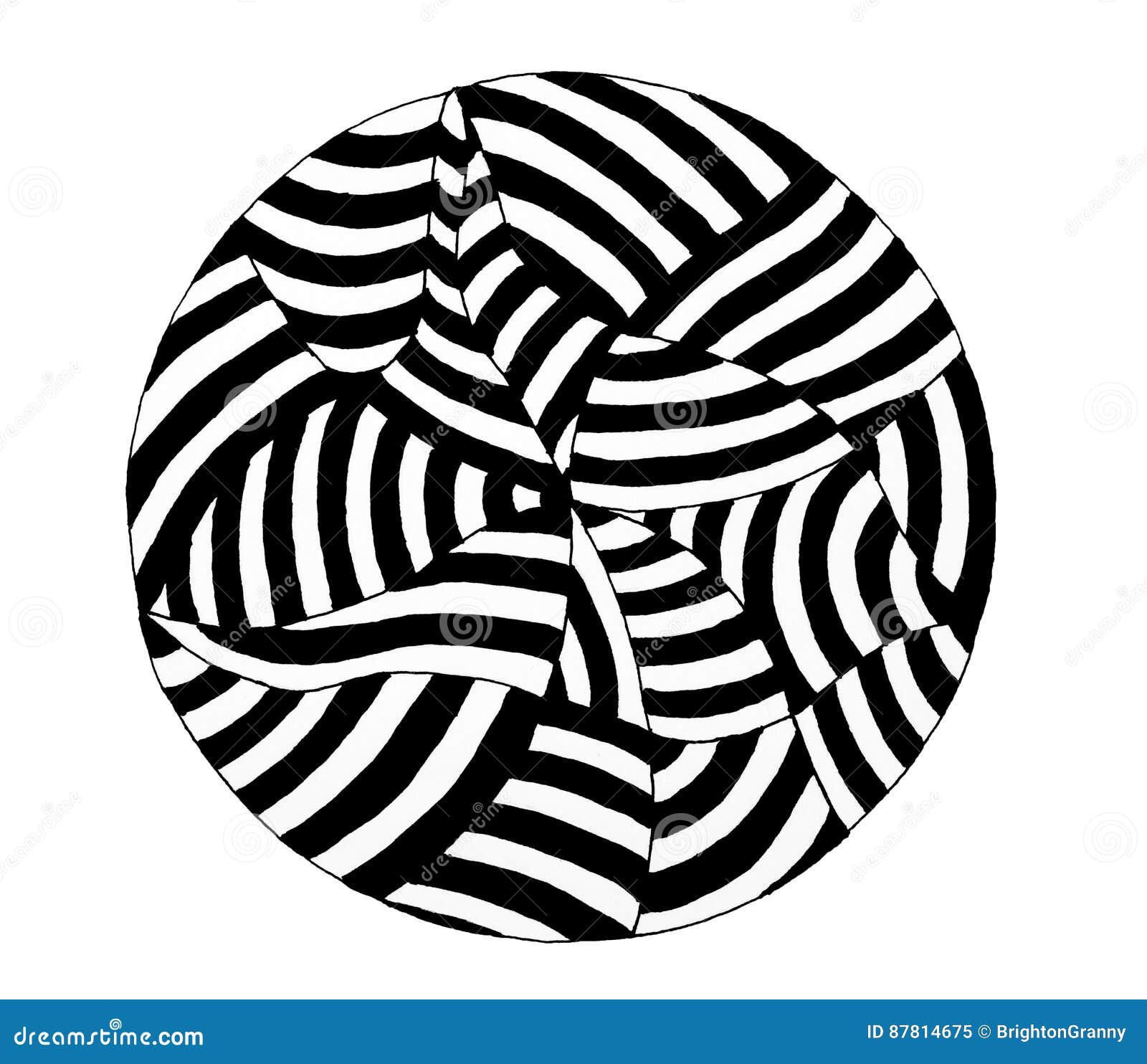 Op Art Circle Stock Image | CartoonDealer.com #87814675