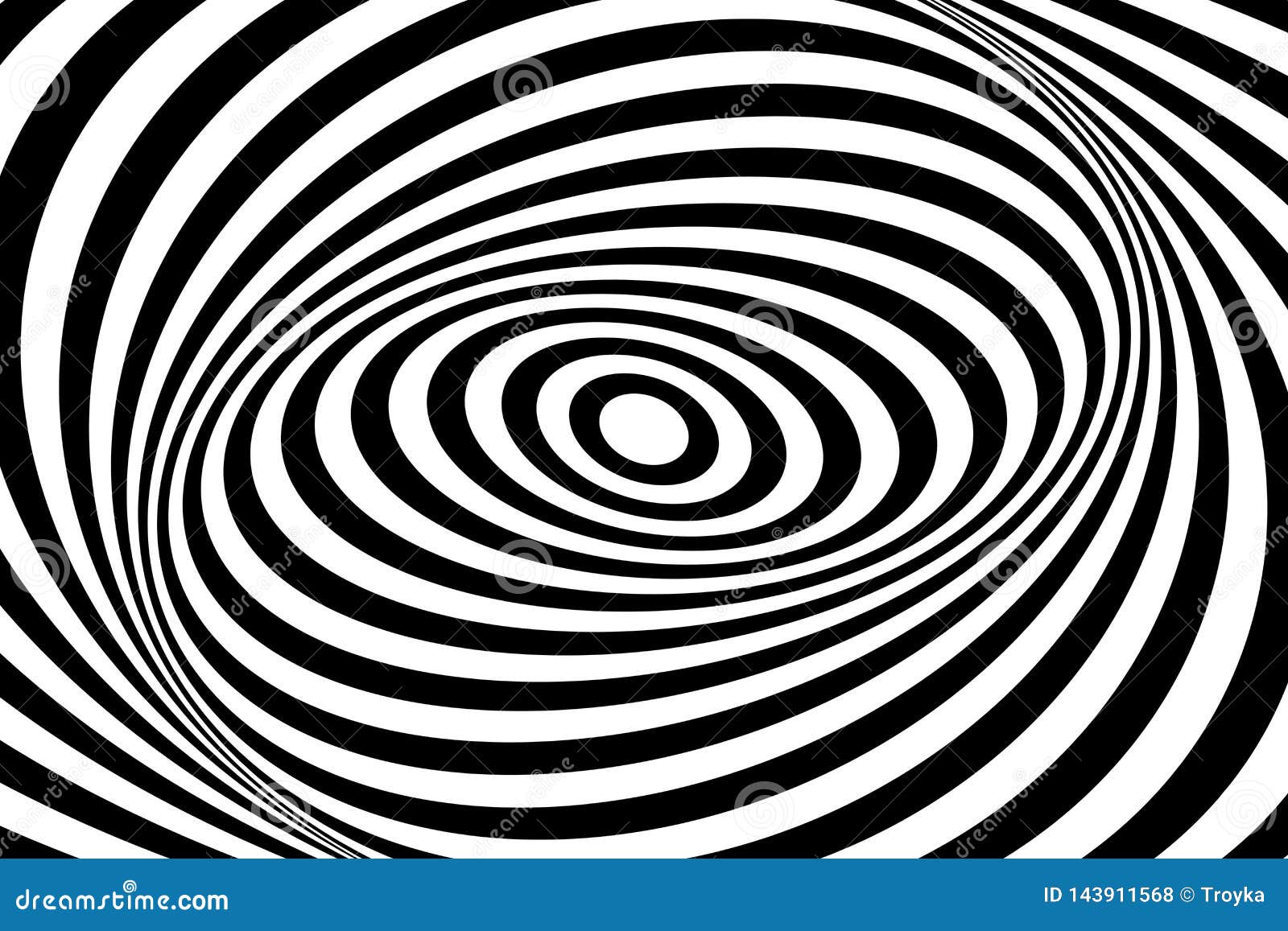 Op Art Design. Swirl Movement Illusion Stock Vector - Illustration of ...