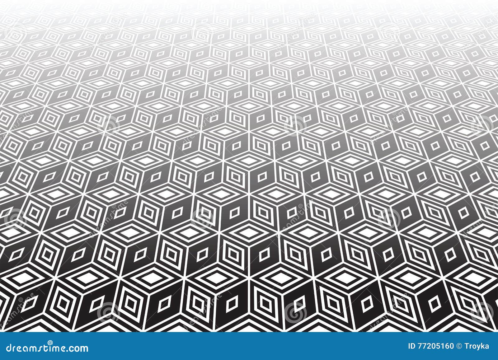 Op Art Geometric Background. Stock Vector - Illustration of hexagon ...